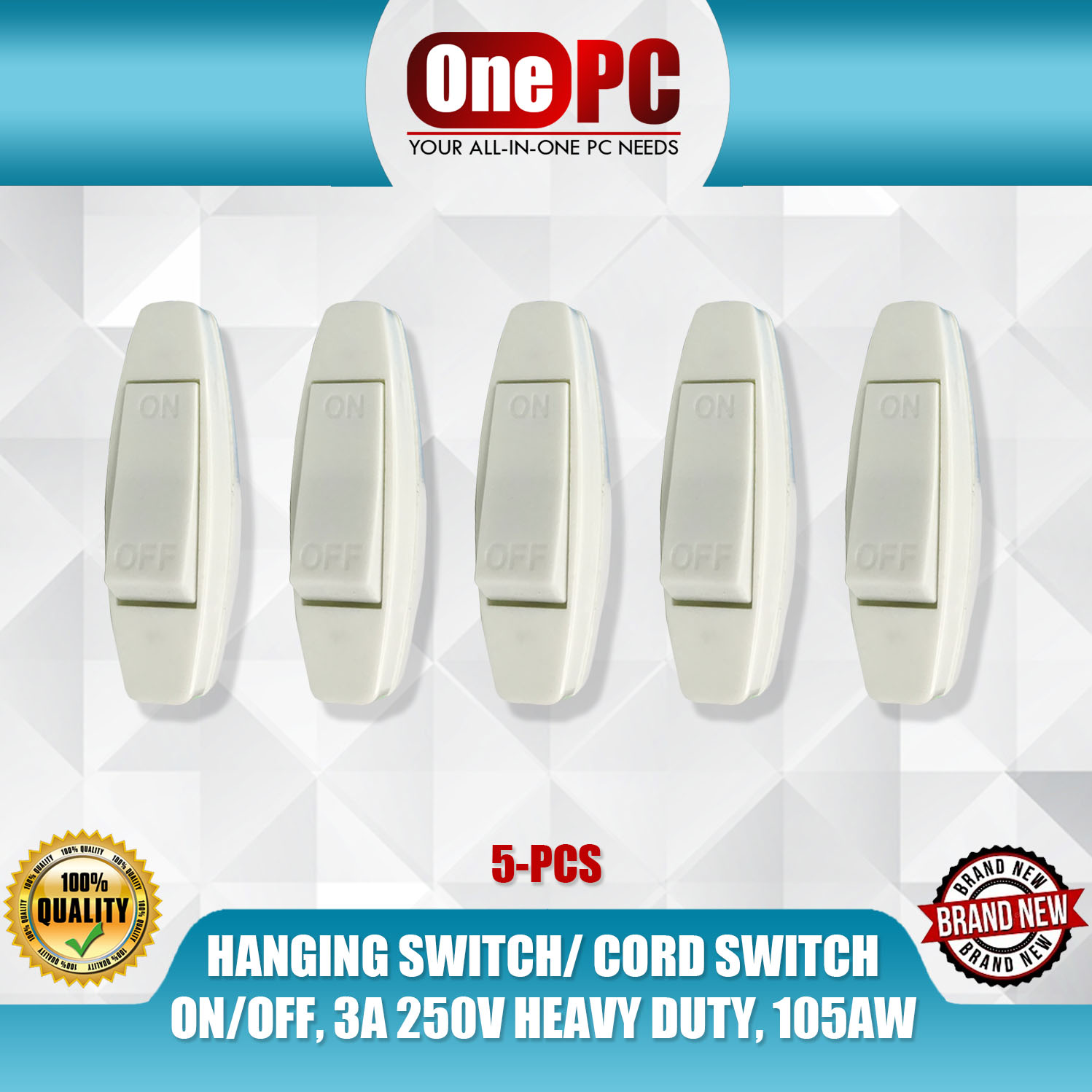 HANGING SWITCH/ CORD SWITCH ON/OFF, 3A 250V HEAVY DUTY, 105AW | Lazada PH