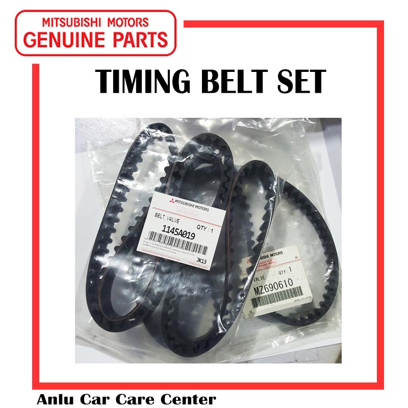 GENUINE MITSUBISHI TIMING BELT SET FOR MONTERO 2.5L GEN2 AND L200 ...