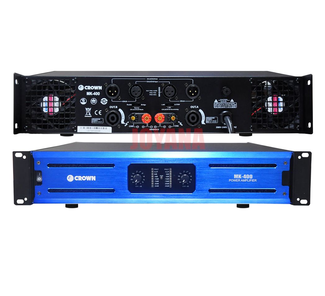 ORIGINAL CROWN PROFESSIONAL POWERED-AMPLIFIER MK-400 400W X 2 | Lazada PH