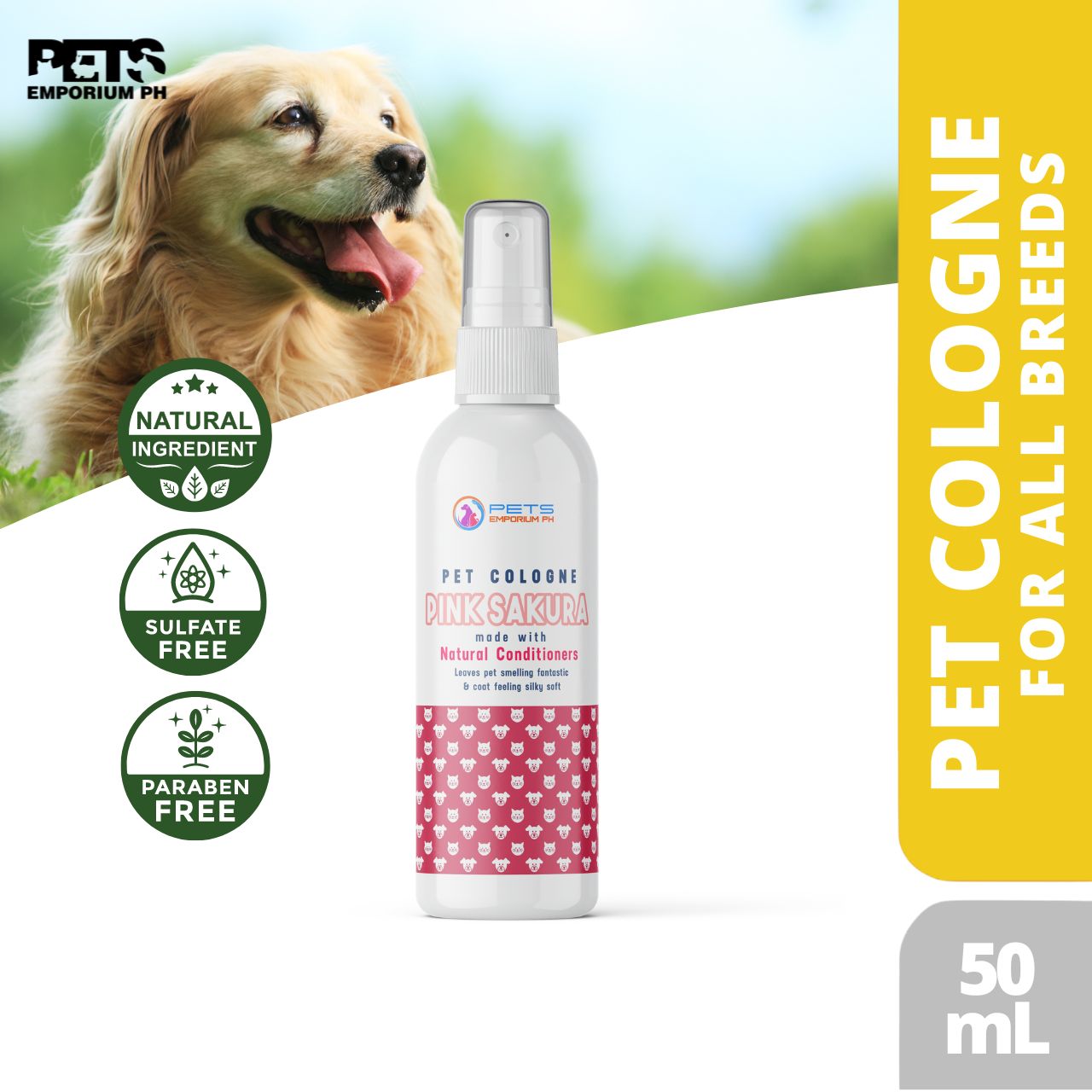 Eco Natural Pet Cologne Premium Scented Perfume Body Spray for Dogs and ...