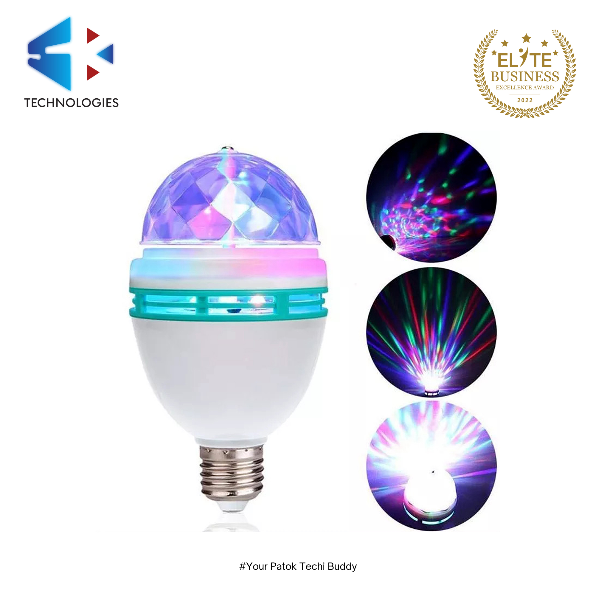 LED Full Color Rotating Party Light | Lazada PH