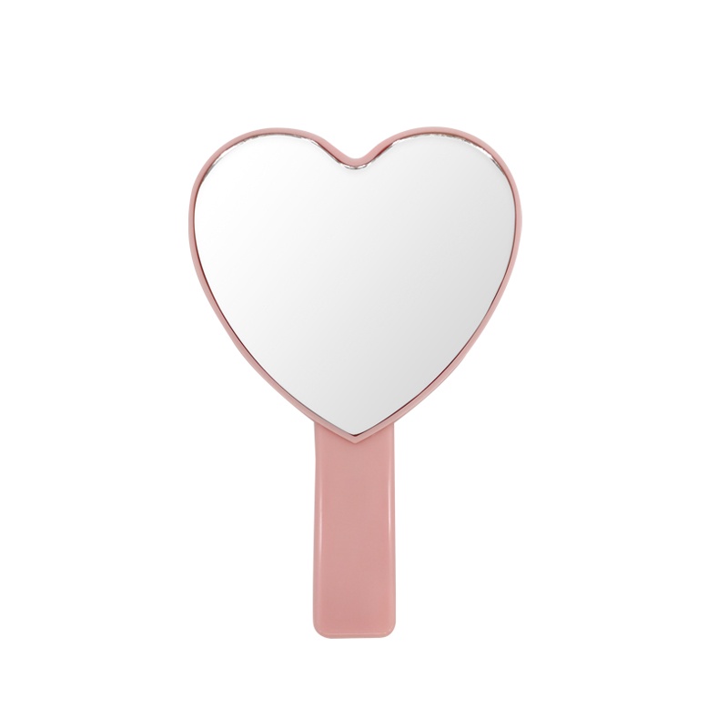 Miutiso Makeup mirror Heart shaped make-up mirror Portable handle ...