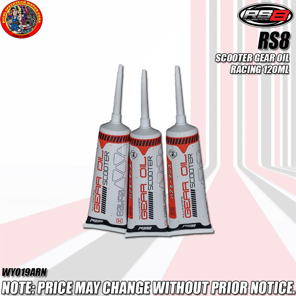 RS8 SCOOTER GEAR OIL RACING 120ML (WY019ARN) | Lazada PH