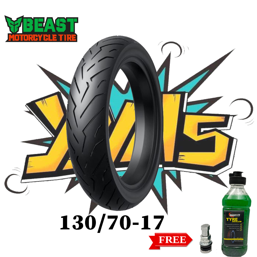 BEAST FLASH (P6240)TUBELESS TIRE 17" (INCHES) ORIGINAL MOTORCYCLE FREE ...