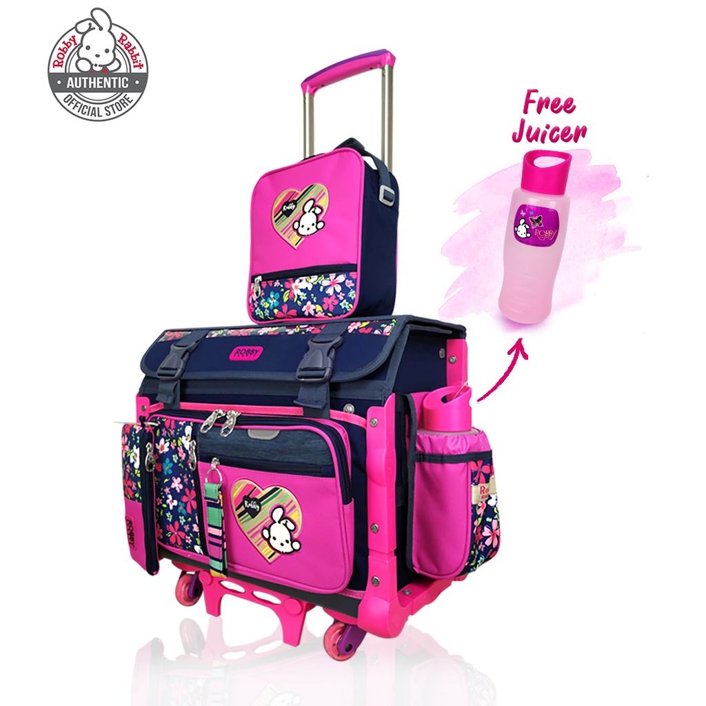 Robby Rabbit Beautiful Floral Large House-Type Trolley | Lazada PH