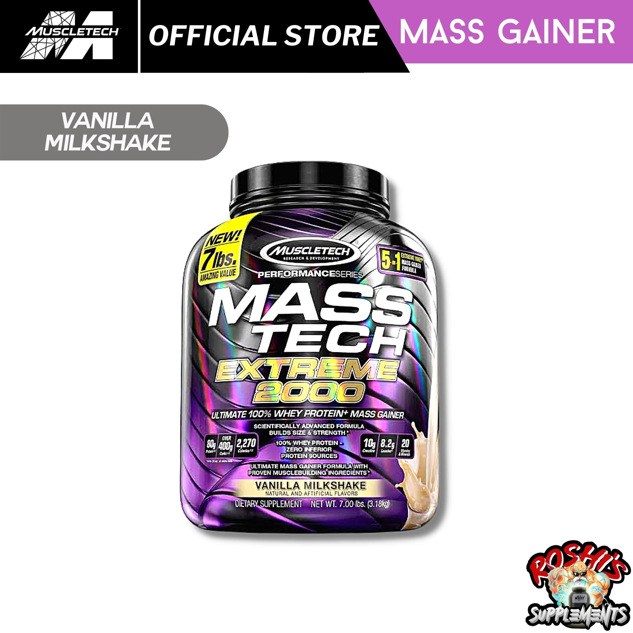 MUSCLETECH MASS TECH MASSTECH EXTREME 2000 7LBS - ULTIMATE 100% WHEY ...