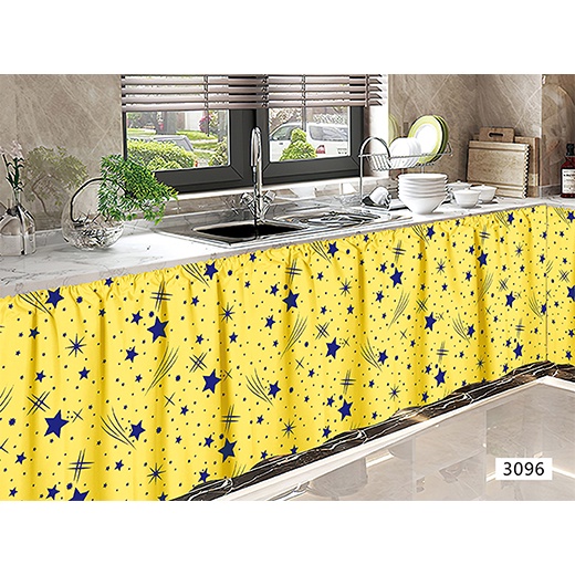 New Design Kitchen sink Lababo curtain 70*150cm kurtina lababo | Lazada PH
