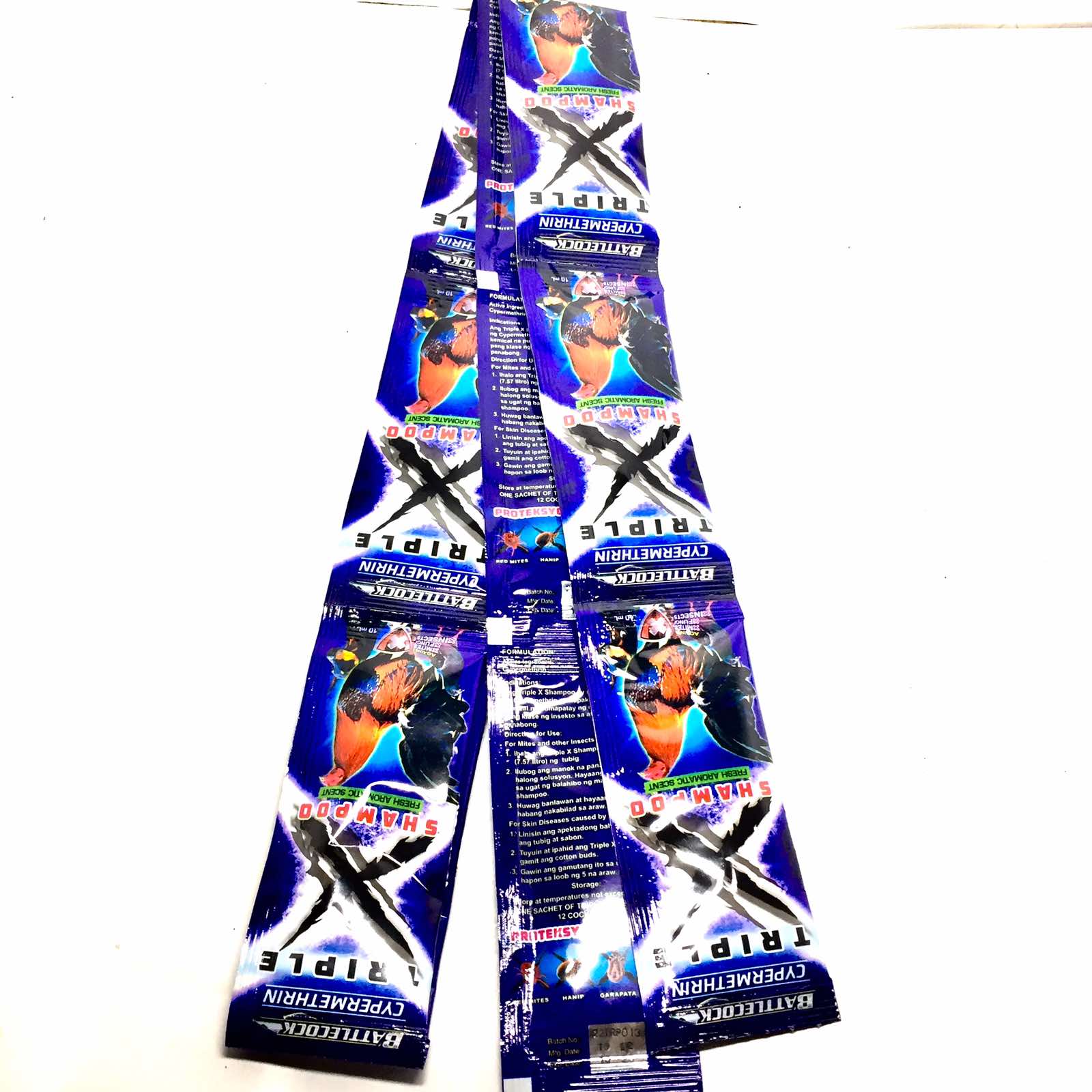 [SOUTH VET] Battlecock Triple X Shampoo 10ml for Gamefowl / Para sa ...