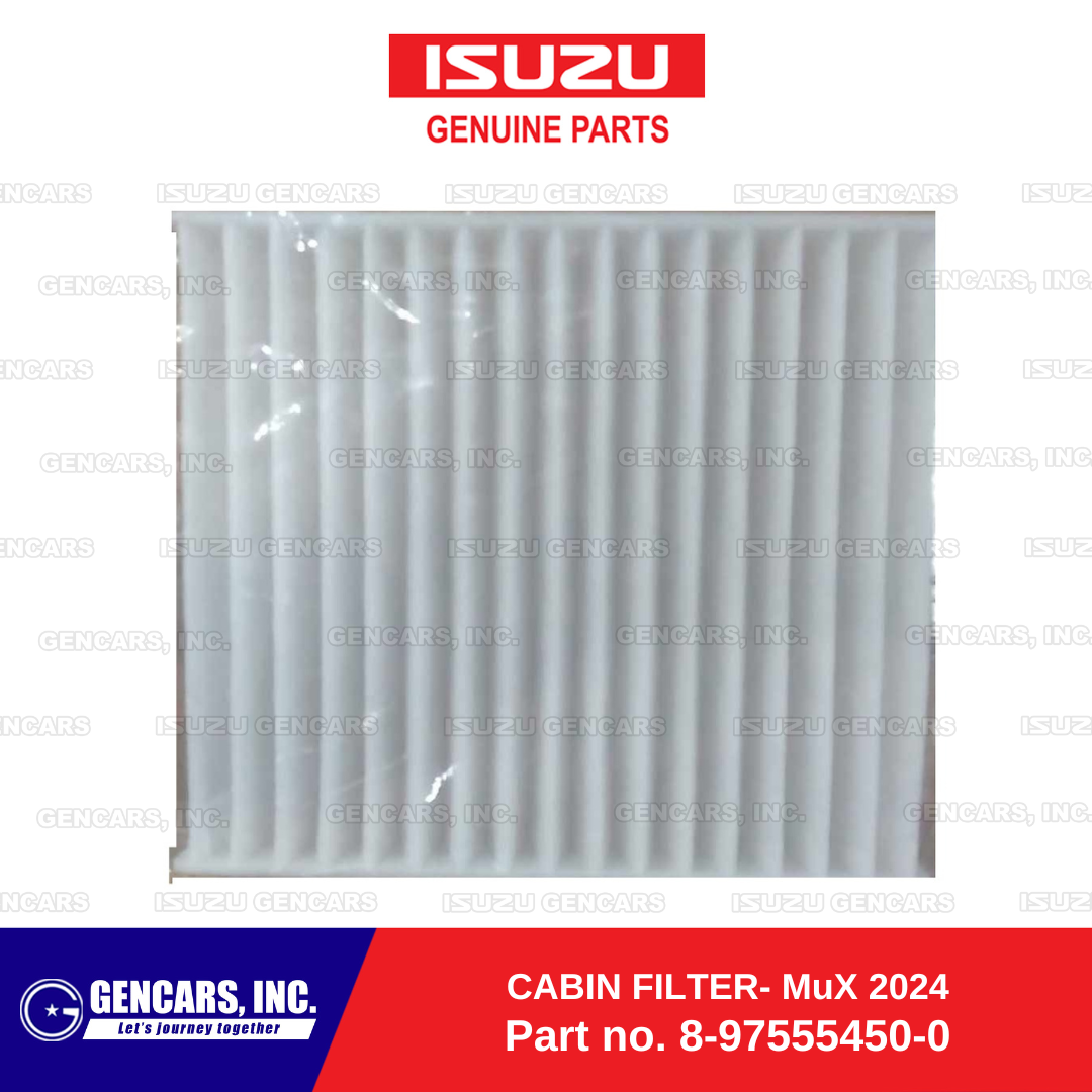 Isuzu Filter Pollen (Cabin) for Mux / Dmax 2022-2023 (8975554500 ...