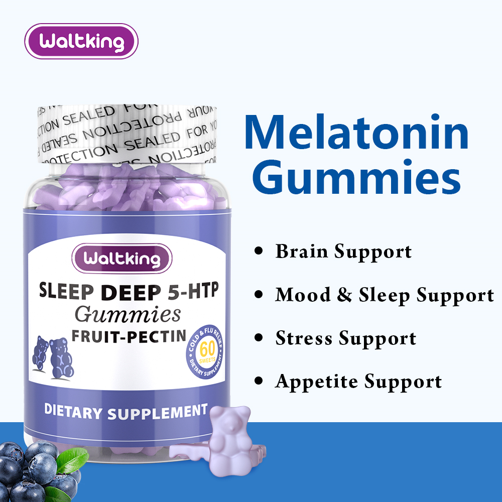 COD Melatonin Supplement Gummies for Natural Sleep Sugar Relief for ...
