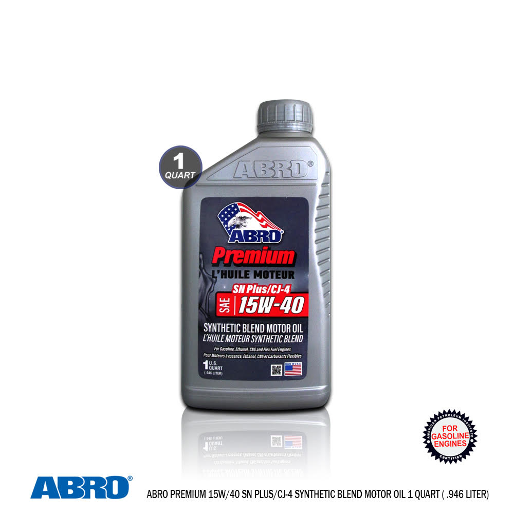 Concorde Abro Premium 15 W/40 SN Plus/ CJ-4 Synthetic Blend Motor Oil ...