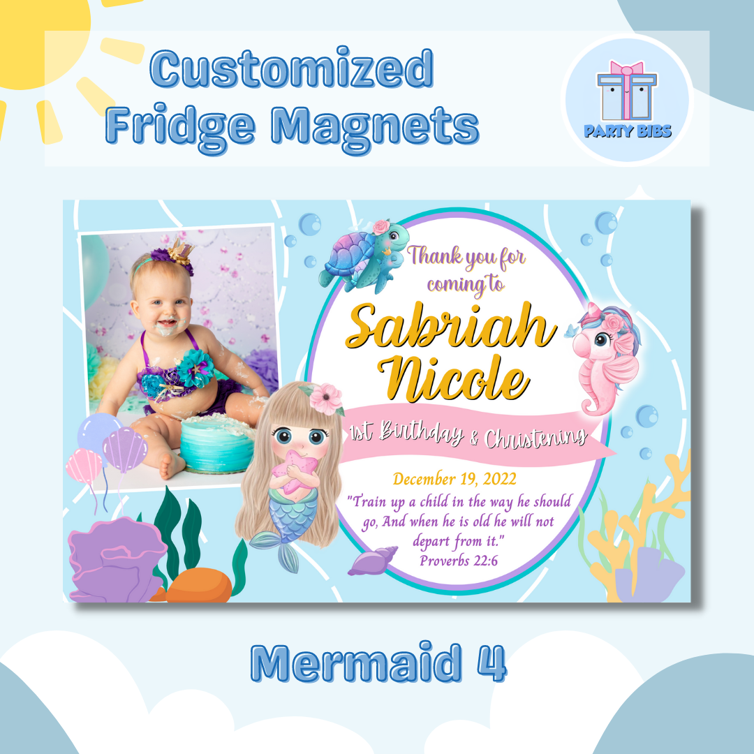 Mermaid Customized Fridge Magnets Souvenir/Giveaways | Lazada PH