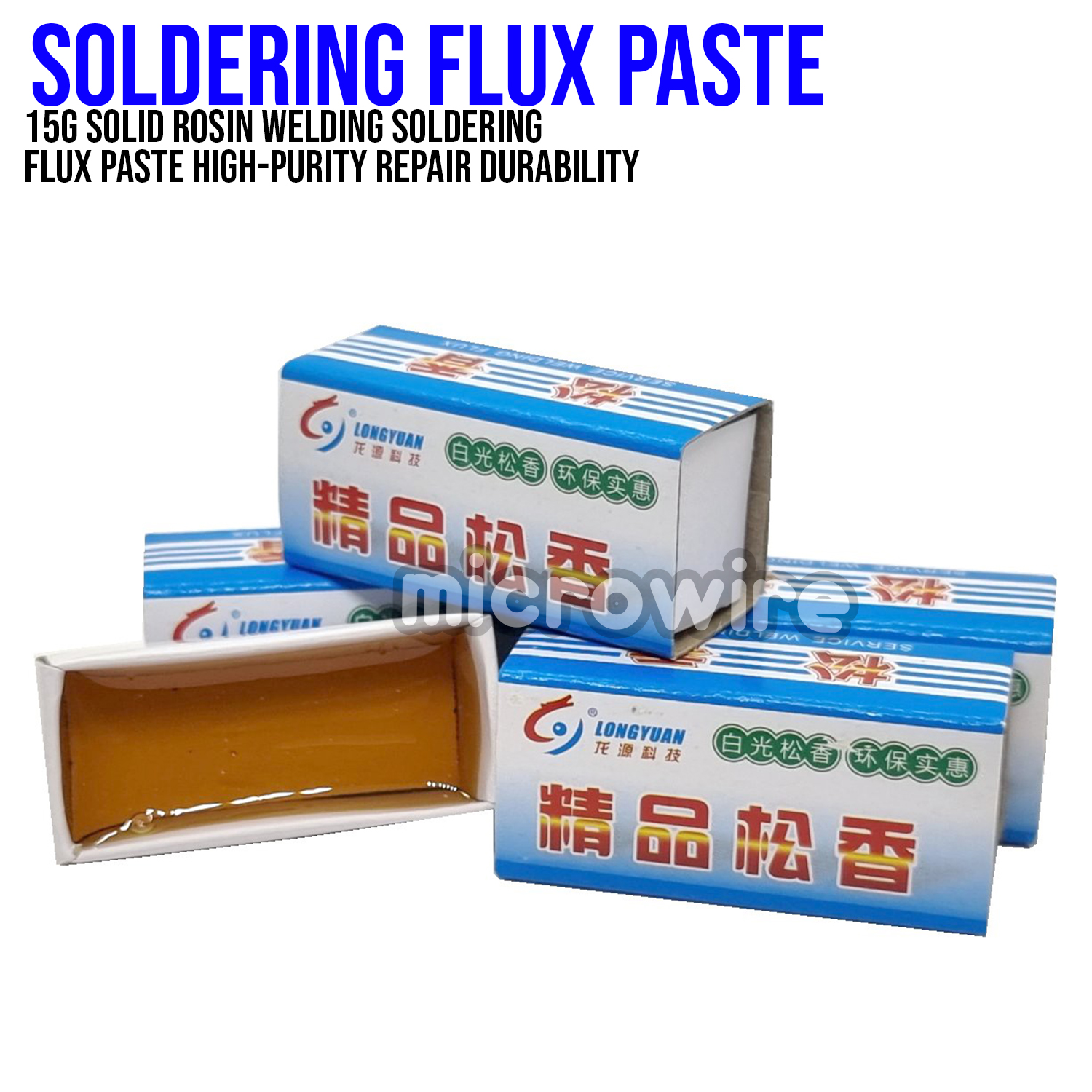 15g Solid Rosin Welding Soldering Flux Paste High-purity Repair ...