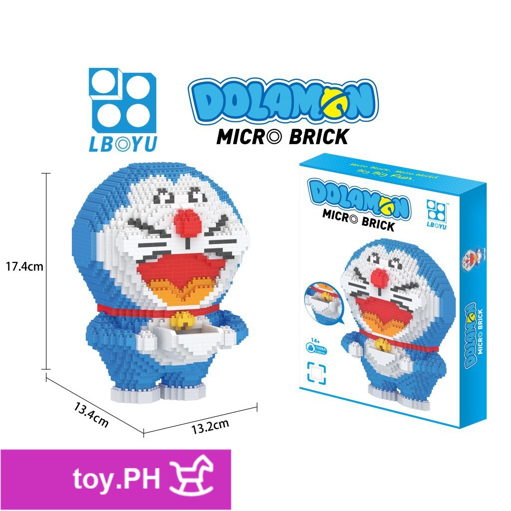 LBOYU Cartoon Doraemon Building Blocks Educational DIY Toys Children's ...