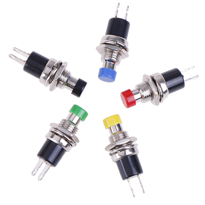 Refreshing 7MM 2P Spring Return Mini Push Button Momentary Switch ...