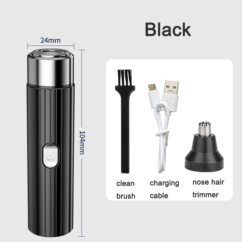 2 in 1 Electric Shaver Portable Men's USB Charging Mini Shaver ...
