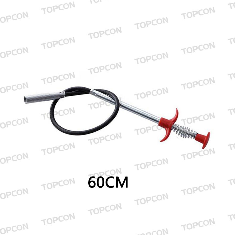90cm/200cm Stainless Steel Spring Drainage Pipe Declogger Tool Sink ...