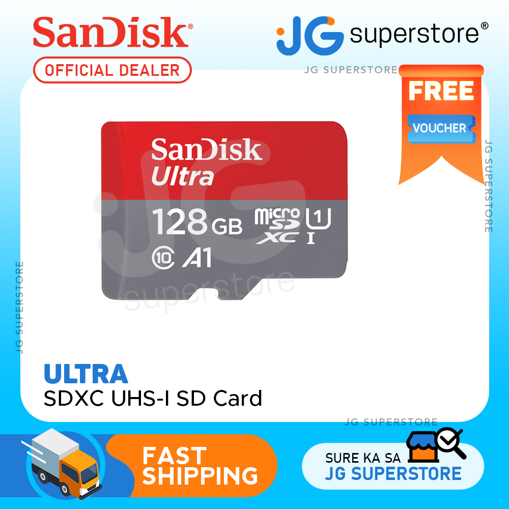 SanDisk Ultra MicroSD SDSQUAB 64GB 128GB SDXC UHS-I U1 Class 10 A1 ...