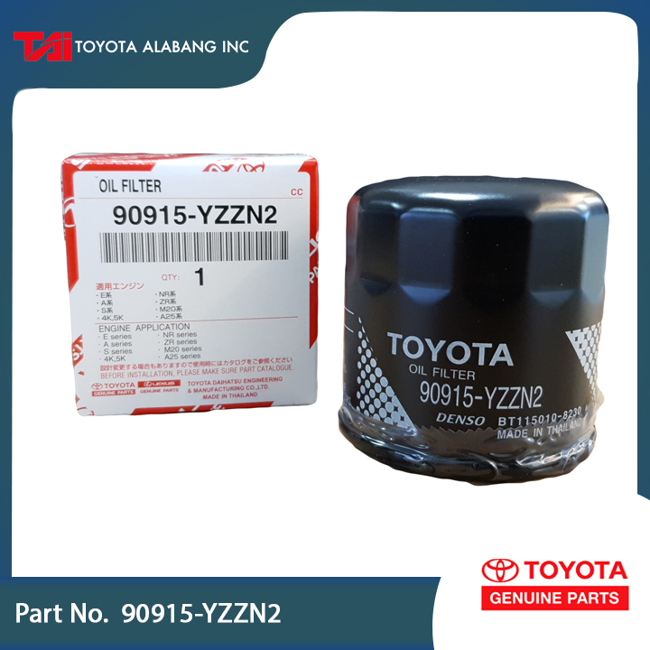 Toyota Genuine Oil Filter ( For Corolla Altis ) (90915-YZZN2) | Lazada PH