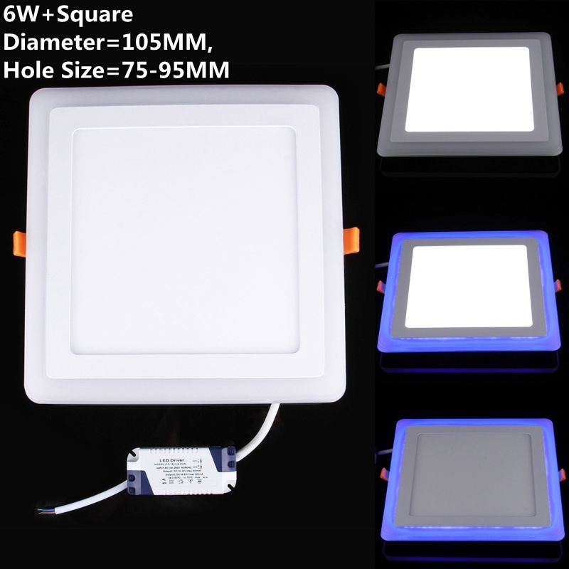 Tri Color RGB Pin Light LED Downlight Ceiling Light Ultra-Thin 3 Color ...