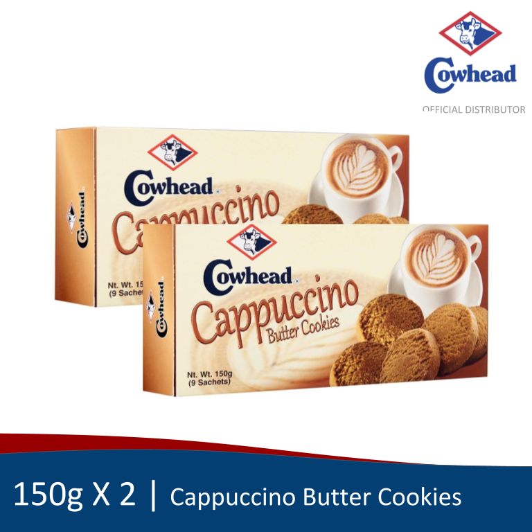 Cowhead Cappuccino Butter Cookies 150gx2 | Lazada PH
