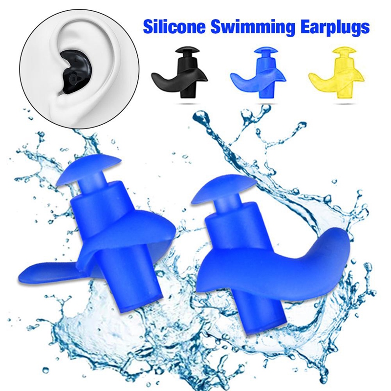 5Pair Swimming Earplugs Waterproof Silicone Ear Plugs Diving Sport ...