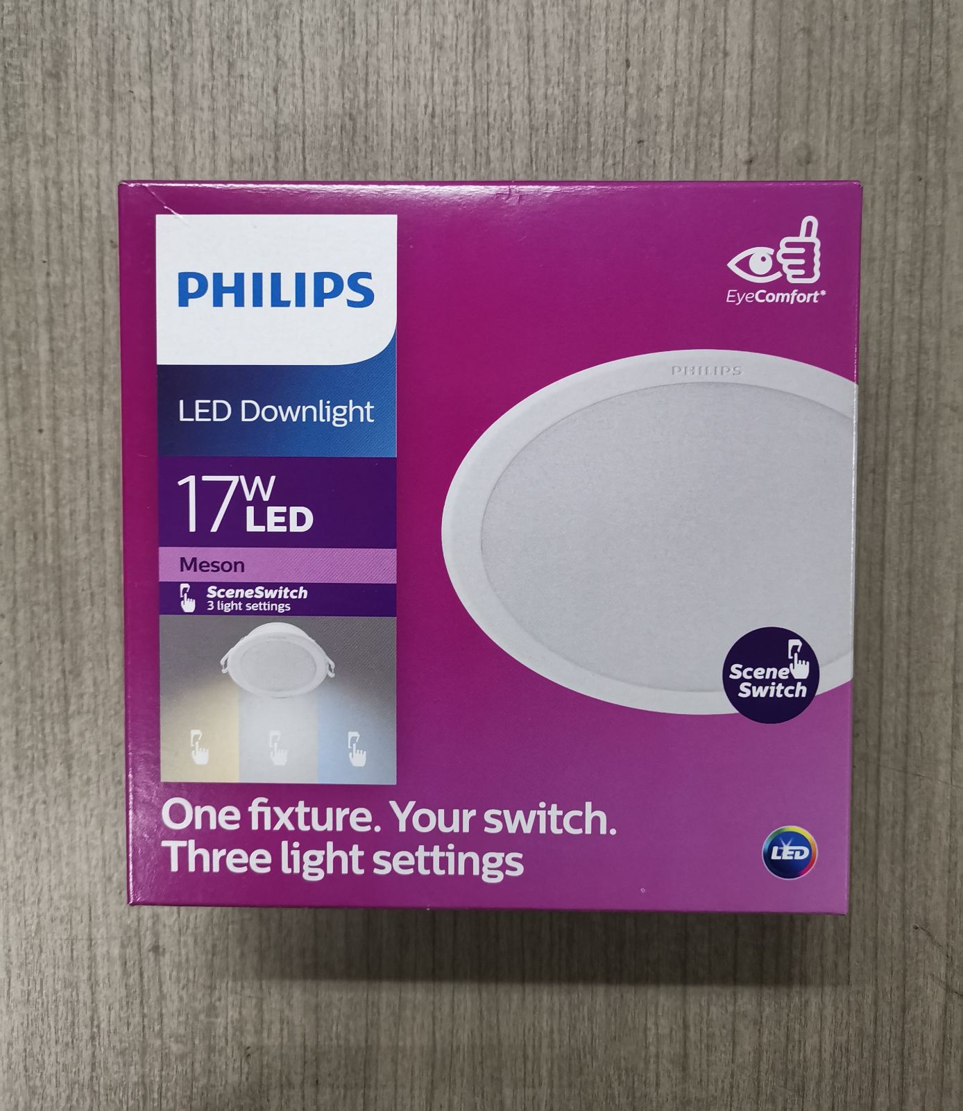 Philips Meson Scene Switch (Tri-Color) Round Downlight 5W 9W 13W ...