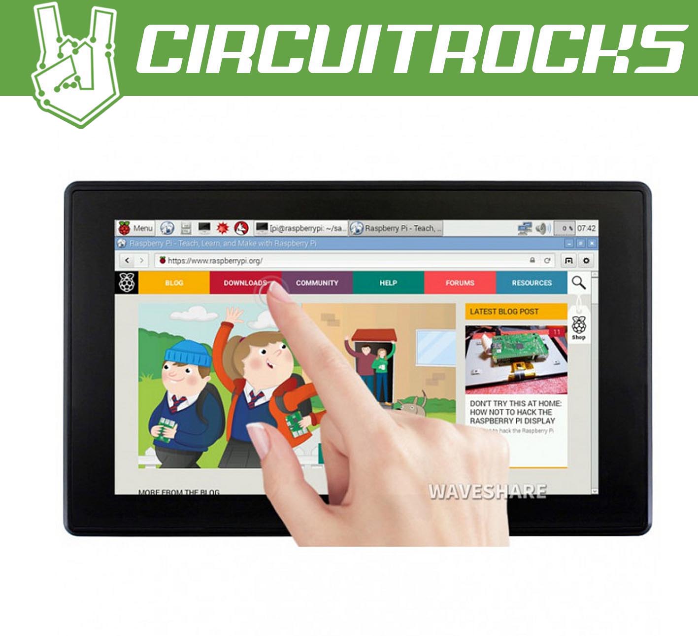 Circuitrocks 7inch Capacitive Touch Screen LCD with Case | Lazada PH