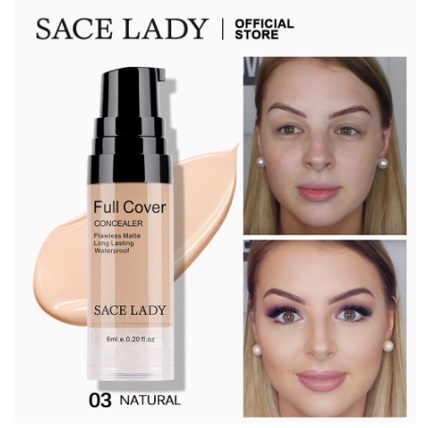 [Ready Stock]∏SACE LADY Full Cover Liquid Concealer Waterproof Matte ...