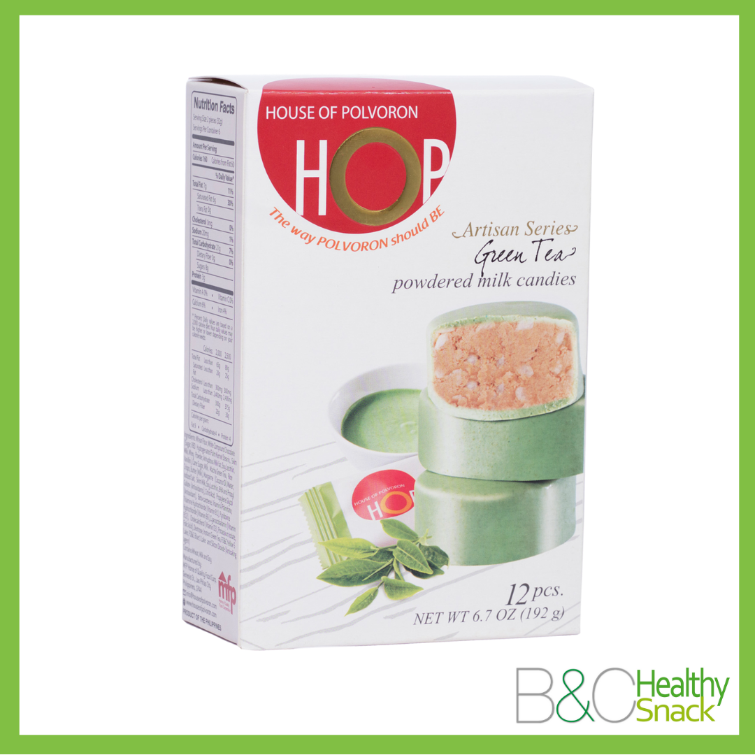 HOP House of Polvoron Green Tea Box 192g, 12pcs | Lazada PH