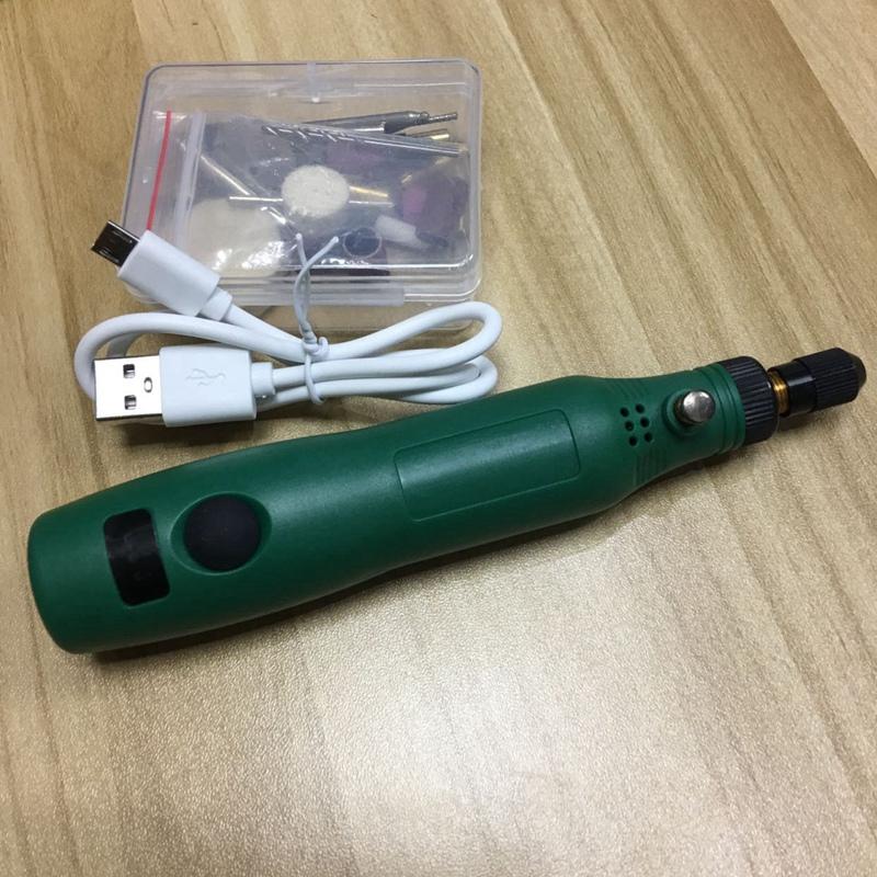 Usb 5V Dc 10W Portable Mini Wireless Grinding Machine Variable Speed ...