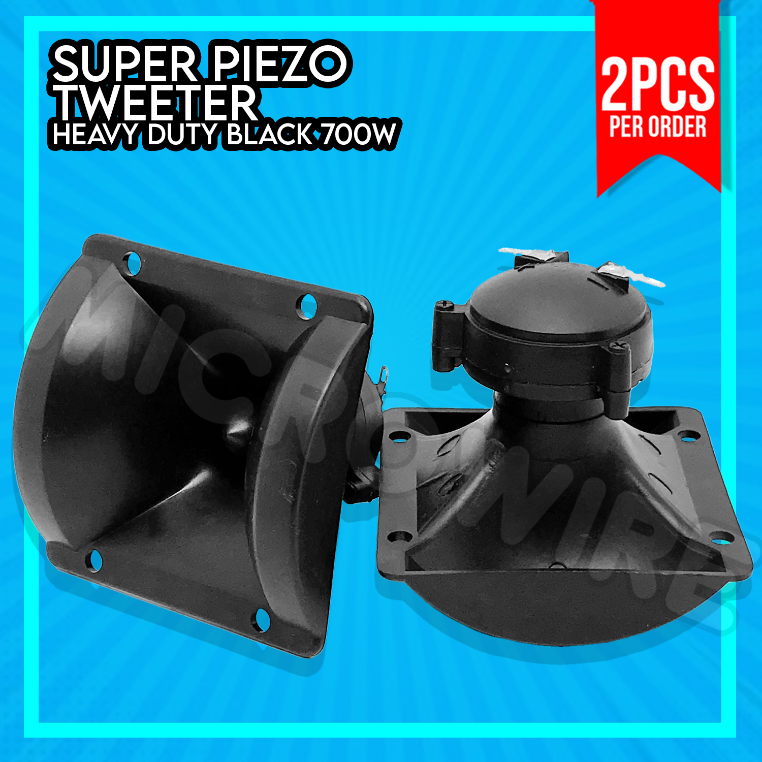 2PCS Super Piezo Tweeter 700W Heavy Duty | Lazada PH