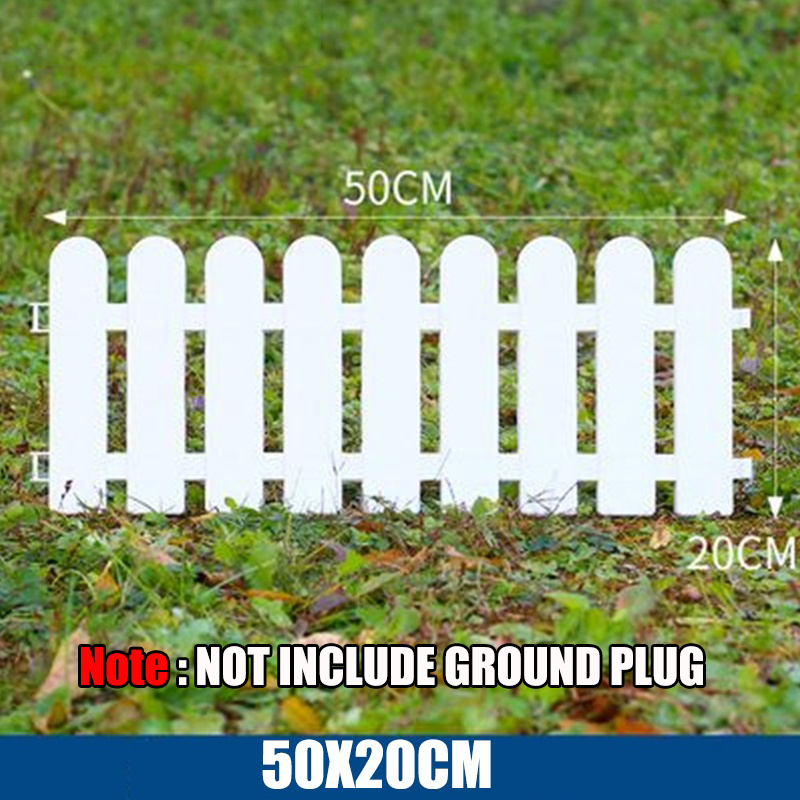 【COD】Plastic Fence Garden Plant Flower Gate Home Living Border Driveway ...