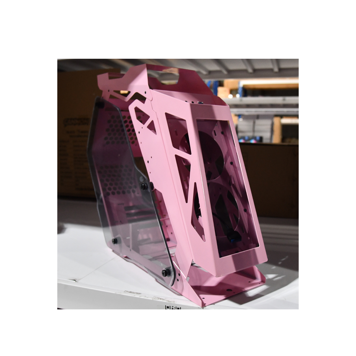 Inplay thunder 01 tempered glass MATX Case - Pink Pc Case Gaming Case ...