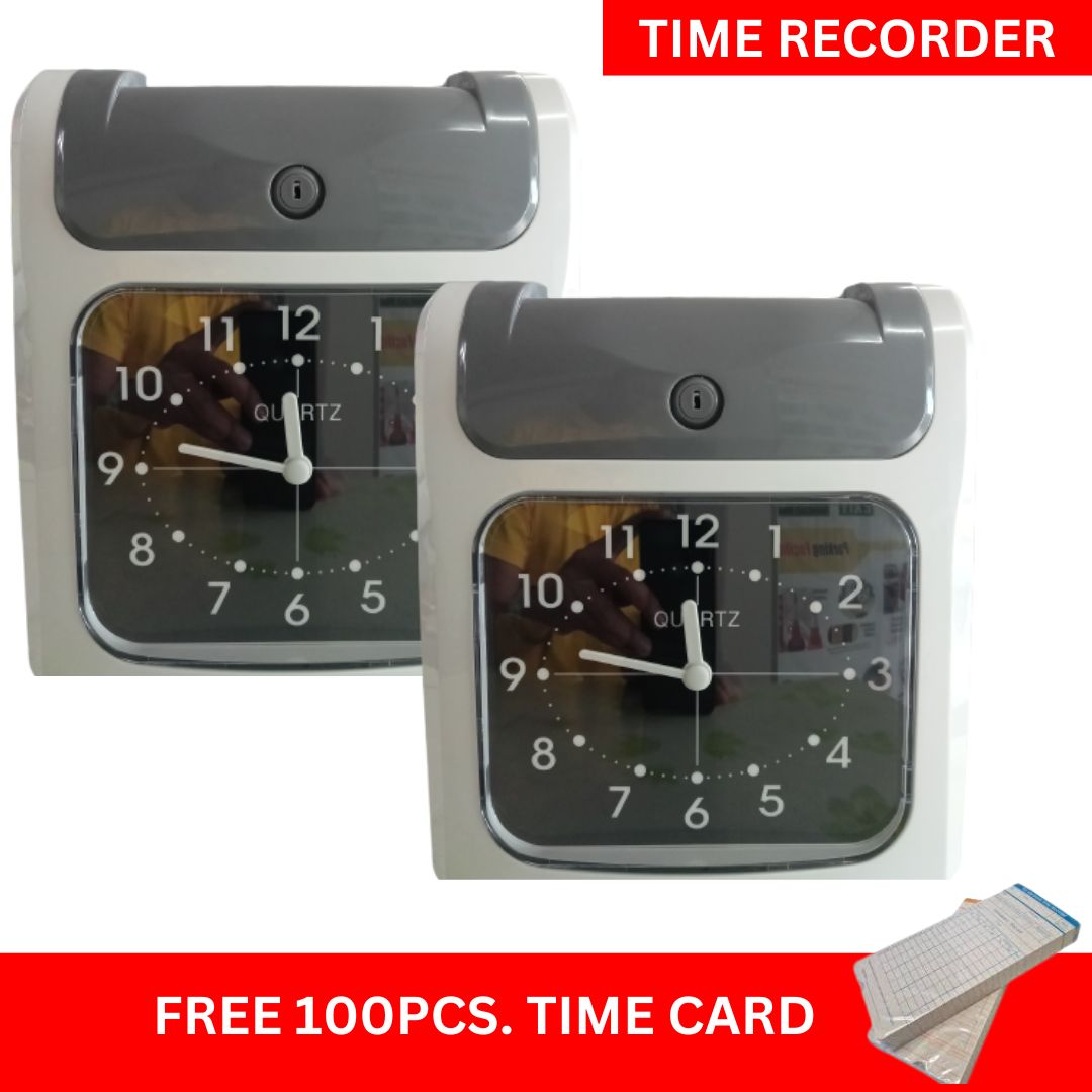 Timecard Electronic Employee Time Clock Recorder Attendance Time Card ...
