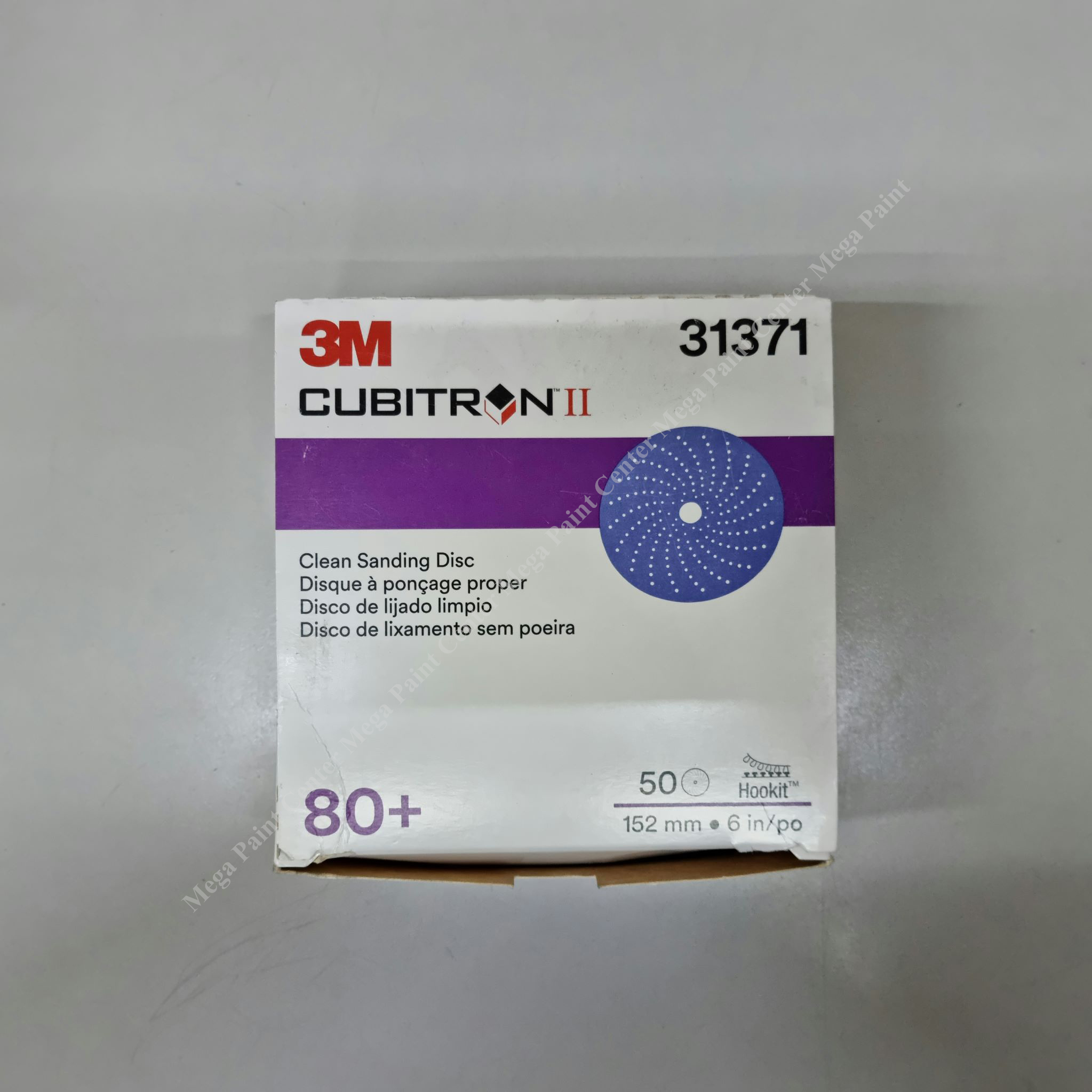 3M Cubriton II Cleaning Sanding Disc, 50 pcs. 6 in/po (Grit 80+, 120 ...