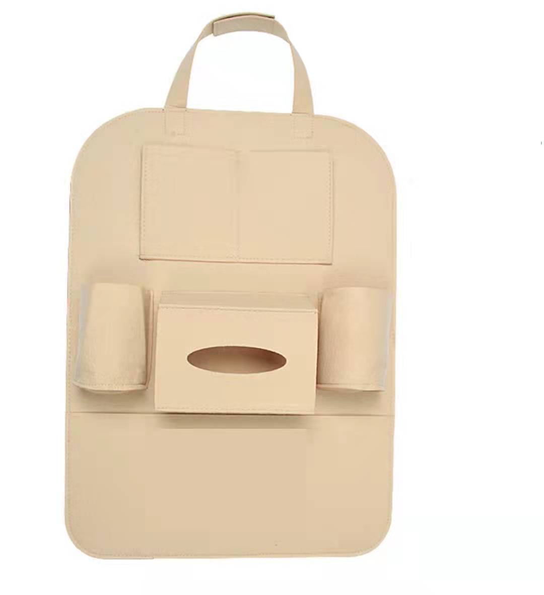 MAS AUTO Car Back Seat Organizer With Hanging Bottle Holder And Travel ...