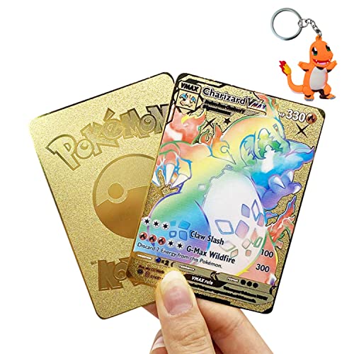 Custom Metal Gold Collectible Pokemon Card | Shining Charizard Custom ...