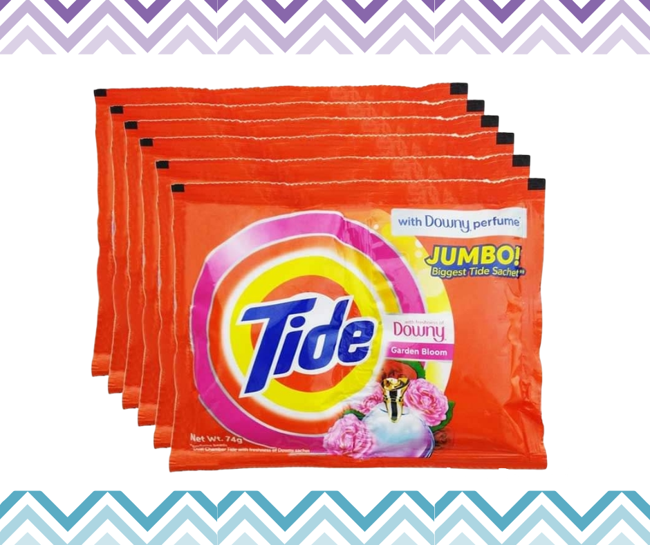 Tide Powder Jumbo with Freshness of Downy 74g by 6's | Lazada PH