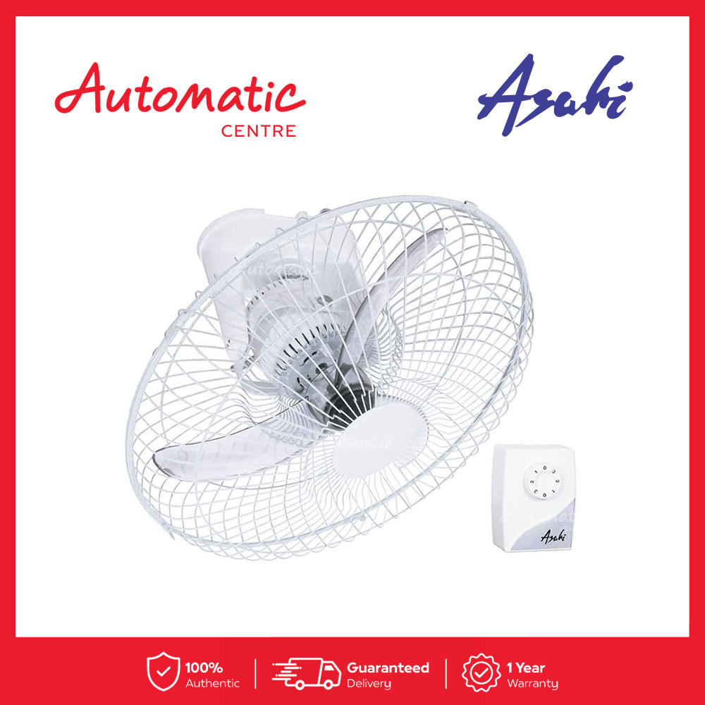 Asahi CF-833 18-inch Electric Ceiling Fan with 360 Degree Oscillation ...