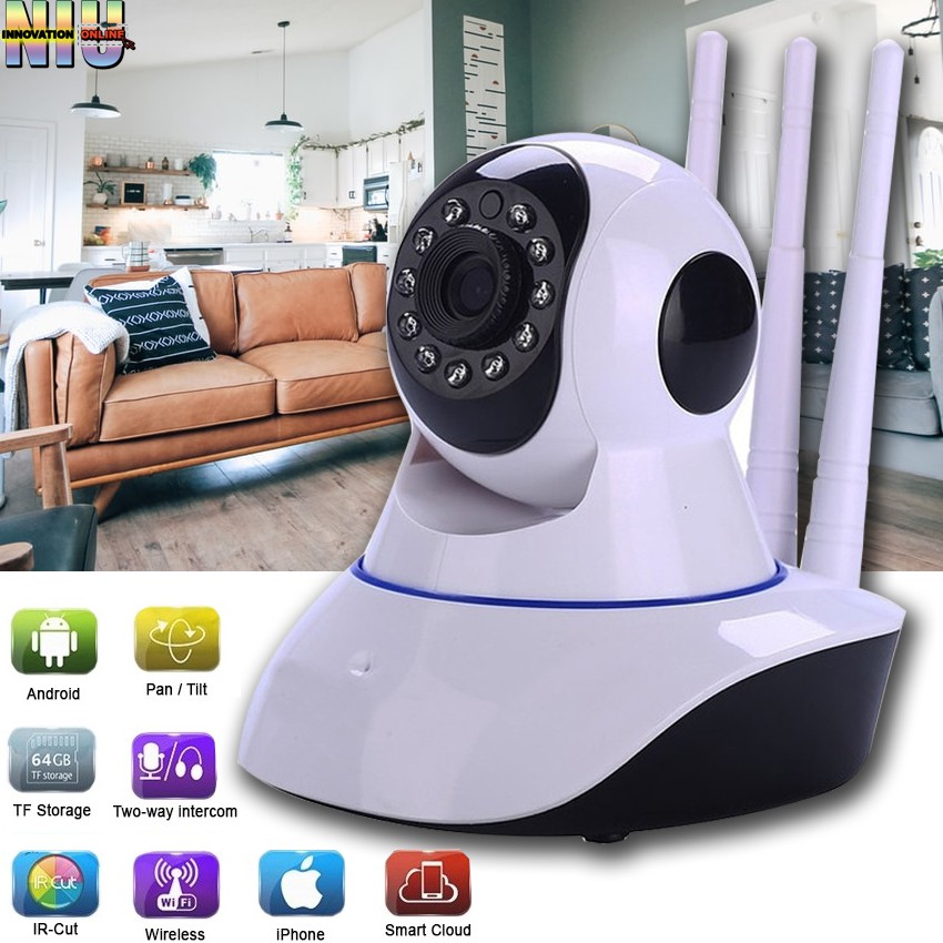 V380+ with 3 Antenna Wireless Camera Security CCTV Camera | Lazada PH