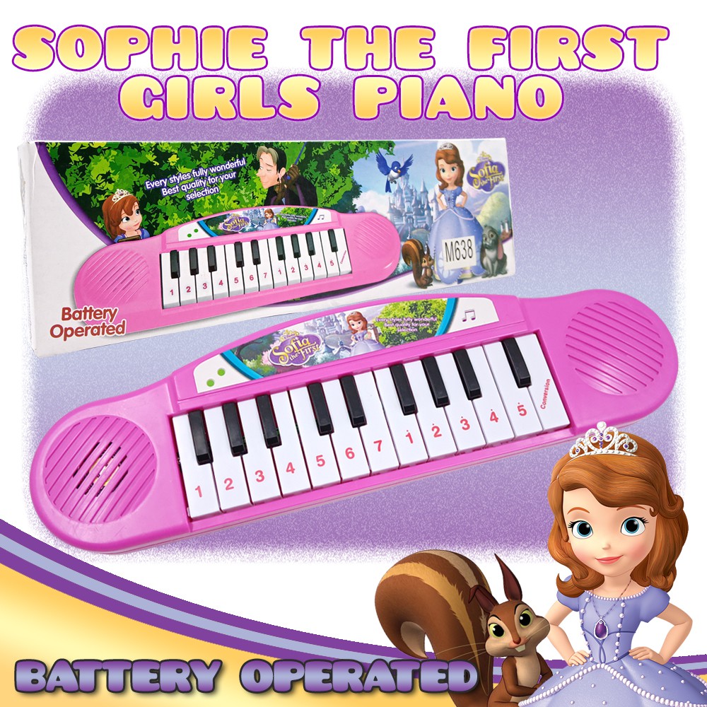 Sofia the 1st/Lightning Mcqueen Musical Instrument 22 keys Electronic Keyboard Piano Toys for ...