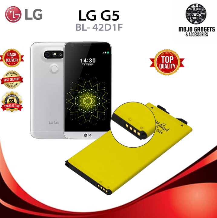 Battery For Original LG G5 Battery , Model: BL-42D1F, VS987, US992 High ...