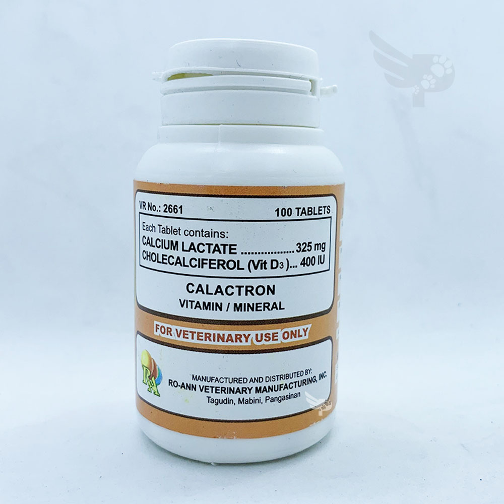 CALACTRON 100 tablets – VITAMIN/MINERAL - petpoultryph | Lazada PH