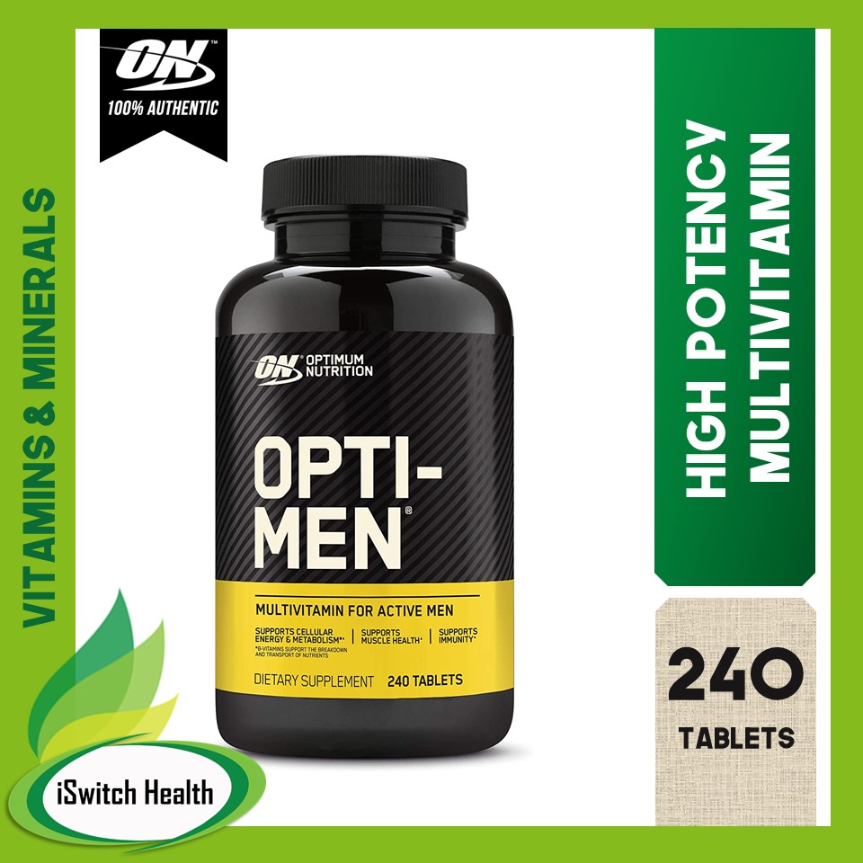 Opti-Men High Potency All-Around Multi-Vitamin 240 Tablets | Lazada PH