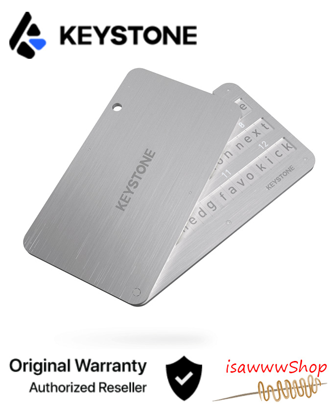 Keystone Tablet - Indestructible Steel Crypto Cold Storage Seed Backup ...