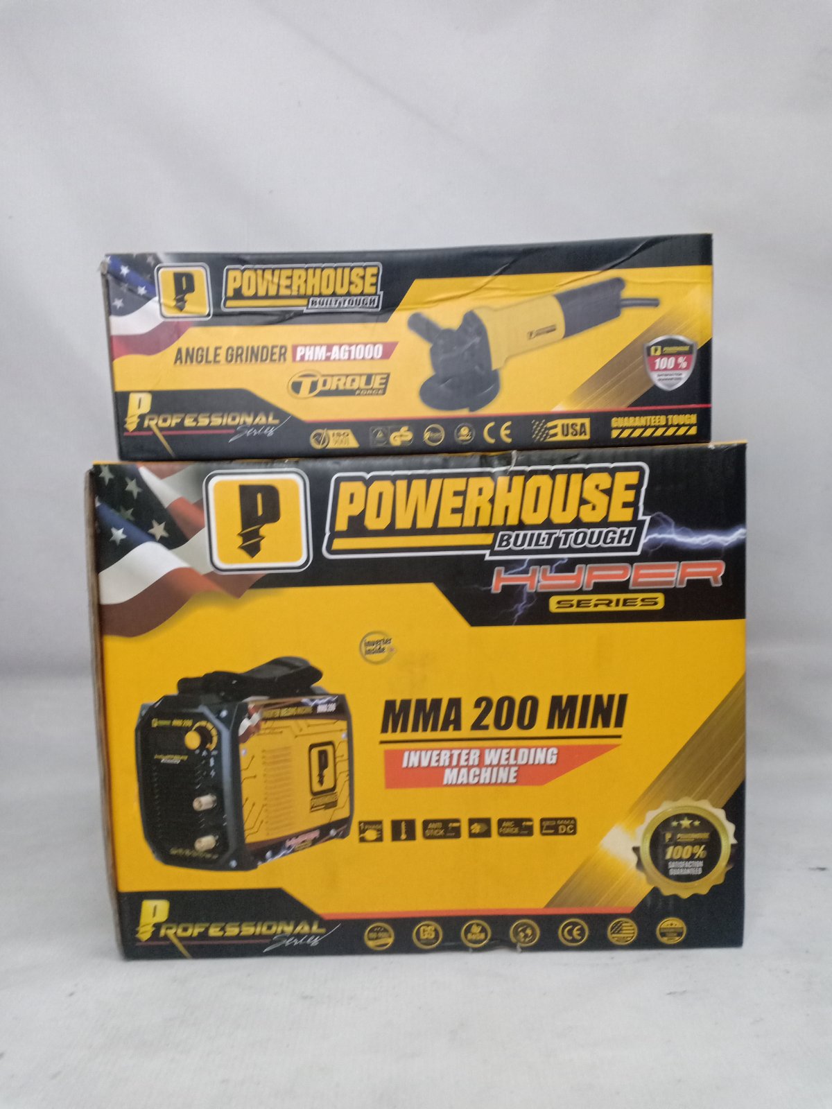 [BUNDLE] POWERHOUSE Inverter Welding Machine 200 Amperes + Angle ...