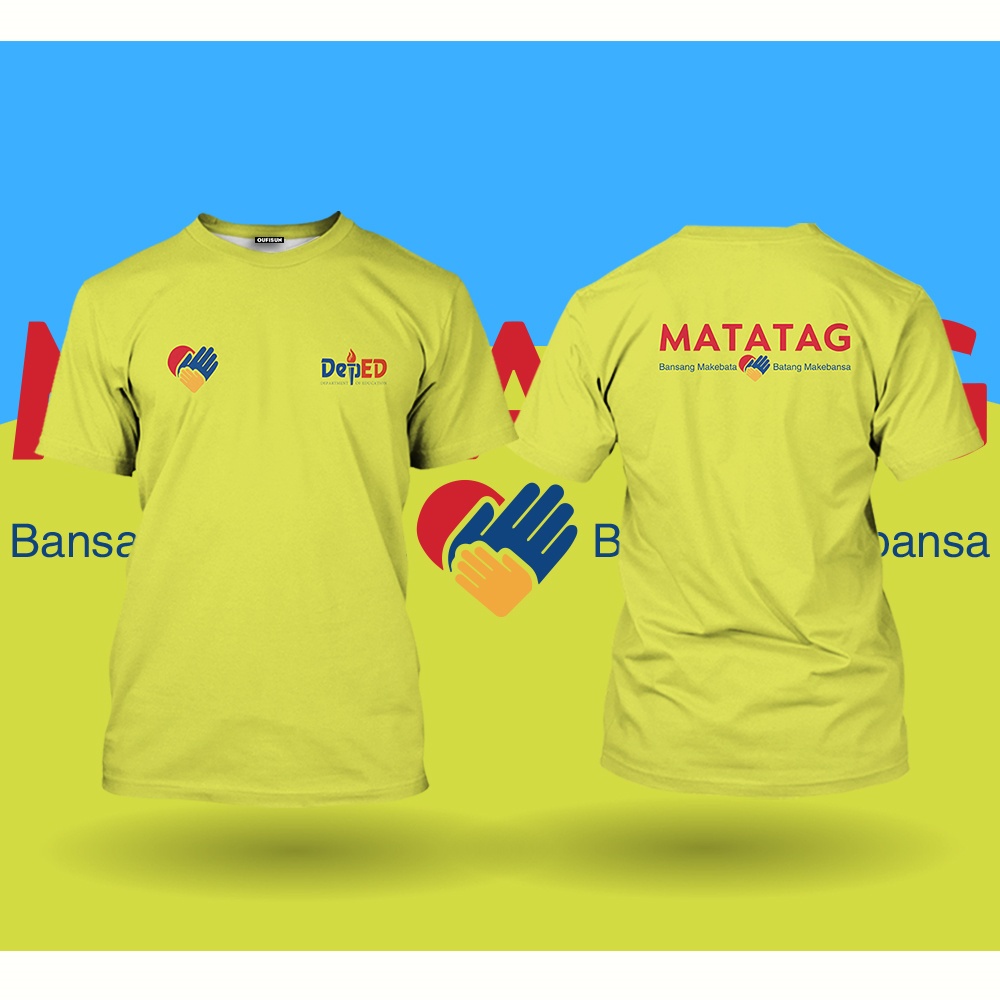 DepEd MATATAG Polo shirt Alternative Uniform Tshirt for Men Women Polo ...