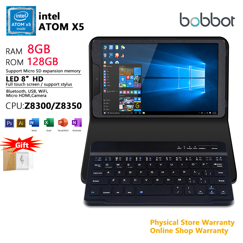 Brand New Bobbot Original Windows Tablet PC 8 Inch Tablet PC Printer Connection HDMI Bluetooth ...