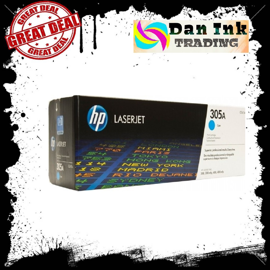HP 305A Cyan Original LaserJet Toner Cartridge | Lazada PH